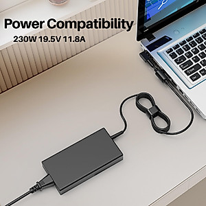 230W AC Charger for Original Acer Predator Helios 300 Gaming PH315-51-78NP G3-571 G3-572 G3-571-77QK PH317-51 PH317-52 PH315-51 PH315-52 Laptop Power Adapter Supply Cord