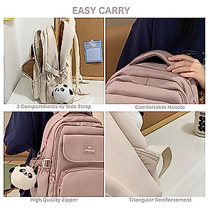 ENYNN Kawaii Backpack Cute Backpack Aesthetic Backpack Large Capacity Backpack for Women Cute Backpack for Travel