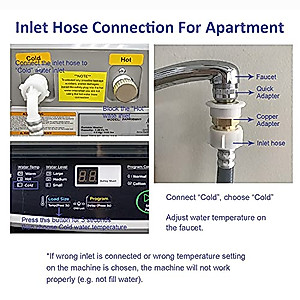 Panda Portable Washing Machine, 10 Lbs Capacity, Fully Automatic 1.38 Cu.ft Compact Top Load Clothes Washer with Drain Pump