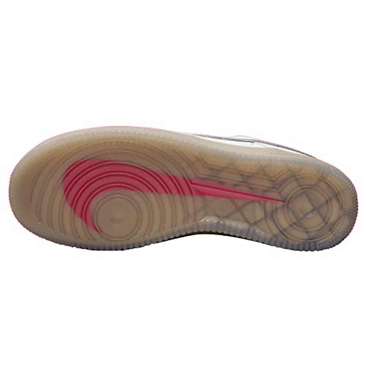 Nike Mens Air Force 1 DX3945 100 White/Metallic Silver - Size 14