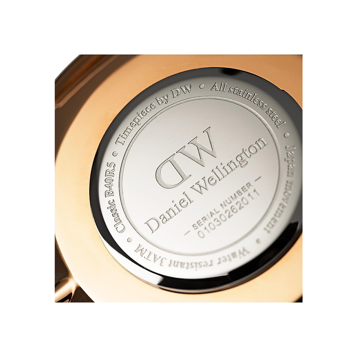 Daniel Wellington Classic Canterbury 40mm Men's Watch, DW Classic Fabric (Polyester) Rose Gold Watch for Men