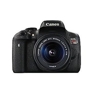 Canon EOS Rebel T6i Digital SLR with EF-S 18-55mm is STM Lens - Wi-Fi Enabled