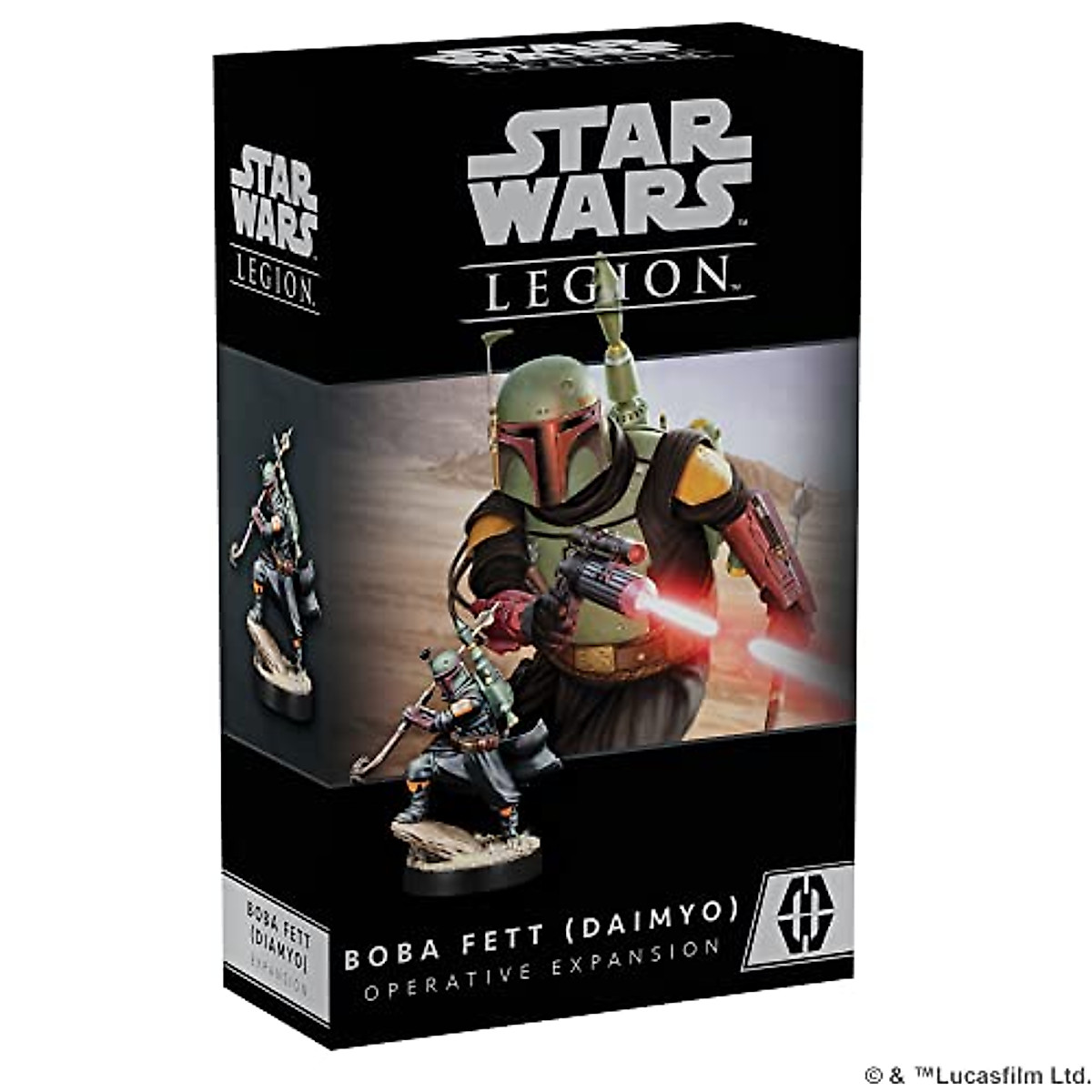 Atomic Mass Games Star Wars: Legion Boba Fett (Daimyo) Operative Expansion - Tabletop Miniatures Game, Strategy Game for Kids and Adults, Ages 14+, 2 Players, 3 Hour Playtime, Made