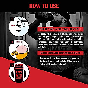 Mutant Flex Food| MRP Complete Nutrition |Real Whole Food Ingredients | Vanilla Cupcake | 31 oz/1.94 lb | 20 Serving