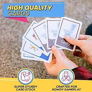 It's Not Poop - Fun Family Card Guessing Game for Kids and Adults, Ideal for Game Night, Camping, Travel and More, for 2-8 Players, Ages 8 and Up