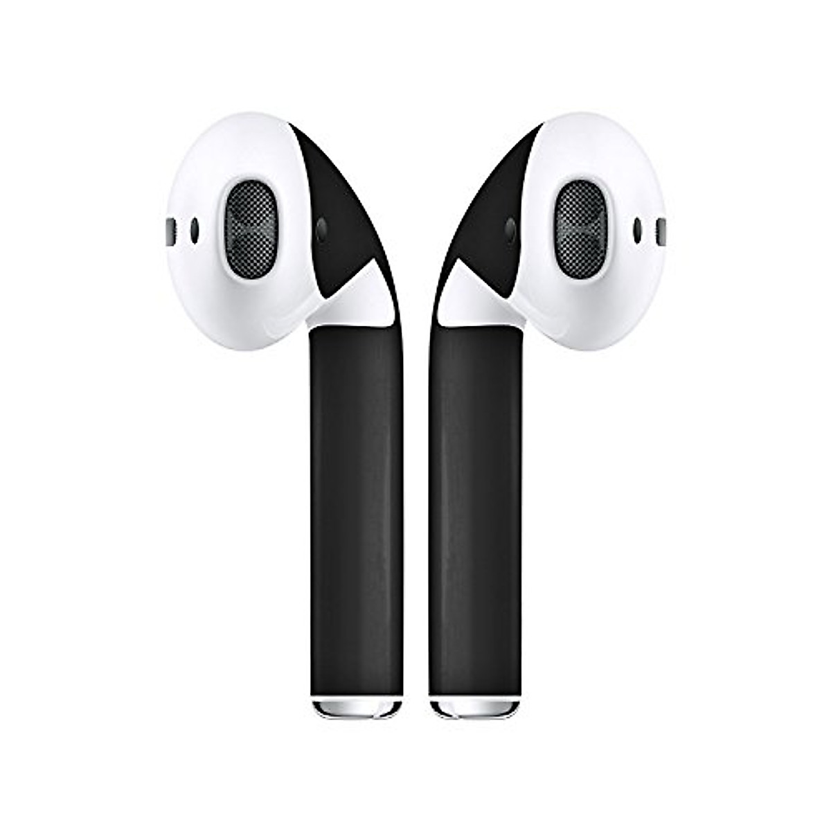 AirPod Skins, Silicone Charging Case Cover, Eartips Bundle (Matte Black)
