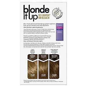 Clairol Bronde It Up Permanent Hair Dye, Platinum Bronde Hair Color, Pack of 1