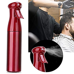 Mist Spray Bottle, 250ml High Pressure Watering Can Water Mist Spray Bottle Sprayer for Hairdressing (Red)