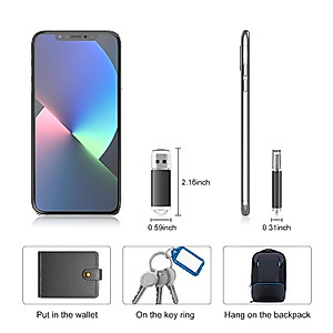 RAOYI 20 Pack 16GB USB Flash Drive Bulk USB 2.0 Memory Stick Thumb Drive Pen Drive Bundle-Black