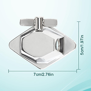 3Pcs Floor Tom Drum Leg Bracket Mount Practical Drum Set Parts Accessories,Drum Holder Base Plate Rack Clamp for Tom Drum Musical Instrument Accessory