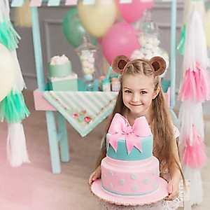 MOFEINI Bear Ears Headband Costume Accessory