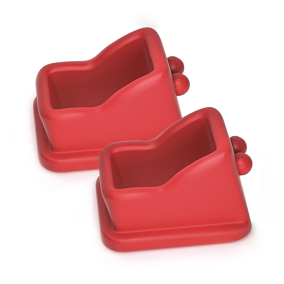 G Ganen 2-Pack Buckle Holder Compatible with Baby Seat - Keep Buckle in Upright Position and Makes Buckling Easier (Red)