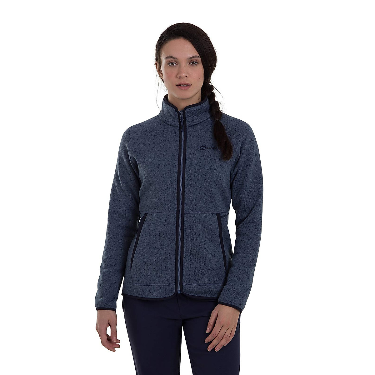Berghaus Women's Standard Jacket Fleece Salair, Vintage Indigo/Mood Indigo