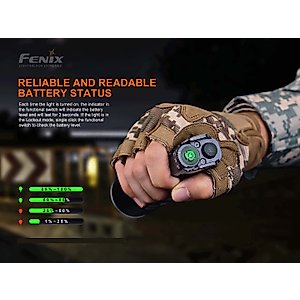 Fenix TK35UE V2.0 (TK35UEV2) 5000 lumens Tactical Flashlight with Batteries and a LumenTac USB Charger Set