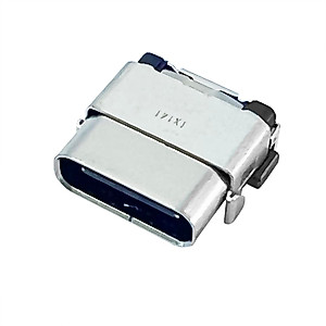Zahara Type C USB DC Power Jack Charging Port Connector for DELL Latitude 5285 5290 7200 7210 2-in-1 / Latitude 11 2in1 5175 5179 Tablet/XPS 13 9370 9380 9350 9360 / XPS 15 9570 9550 9560 Power Port
