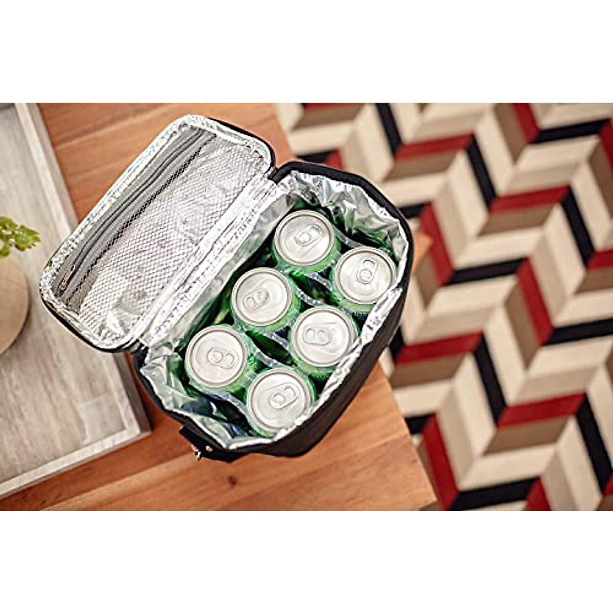 Simple Modern Lunch Box for Women & Men | Large Reusable Insulated Lunch Cooler Tote Bag | Spacious Container for Adult, Work, Travel, and School | Blakely Collection | 4 Liter | Midnight Black