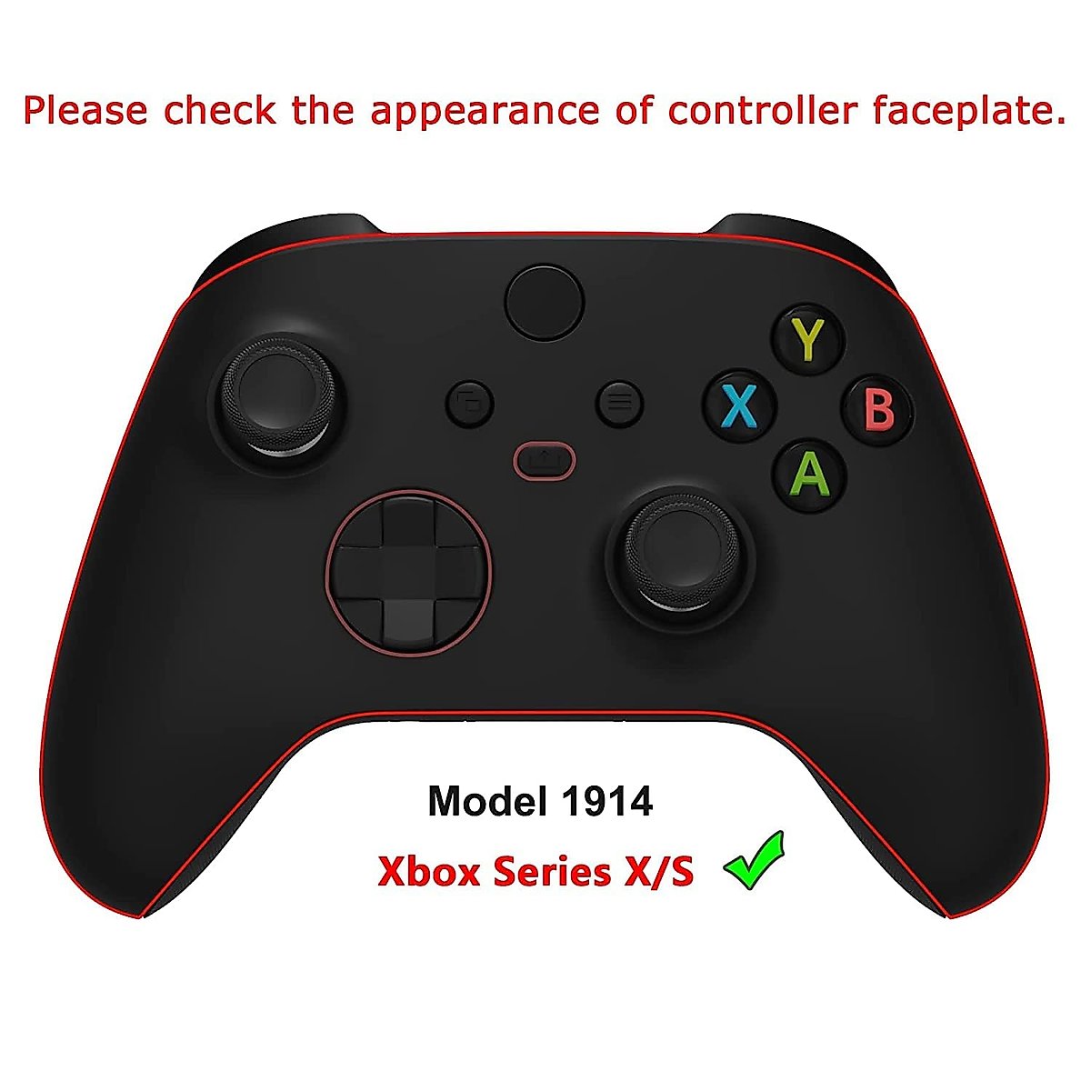 eXtremeRate Custom Shell for Xbox Series X & S Controller - Revitalize Your Controller - Stars Explorer Replacement Cover Front Housing Cover for Xbox Core Controller Wireless [Control NOT Included]