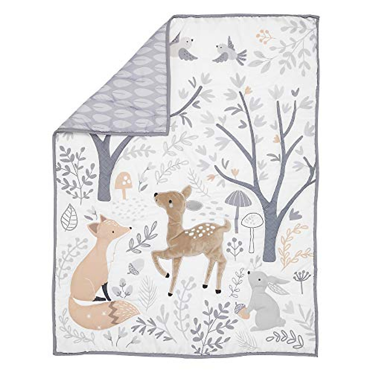 Bedtime Originals 3 Piece Crib Bedding Set, Deer Park, Multicolor