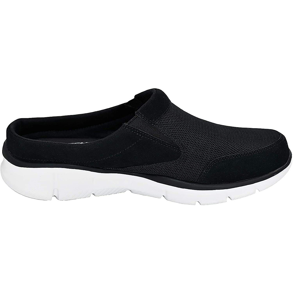 Skechers Sport Men's Equalizer Coast to Coast Mule, Black/White, 12 M US