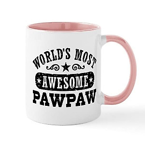 CafePress World's Most Awesome Pawpaw Mug Ceramic Coffee Mug, Tea Cup 11 oz