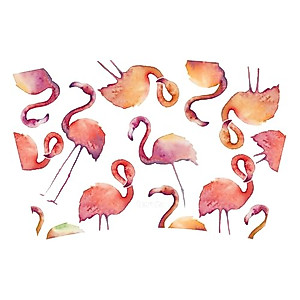 Tervis Flamingo Splash Made in USA Double Walled Insulated Tumbler Travel Cup Keeps Drinks Cold & Hot, 16oz, Classic