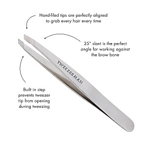 Tweezerman Stainless Steel Slant Tweezer