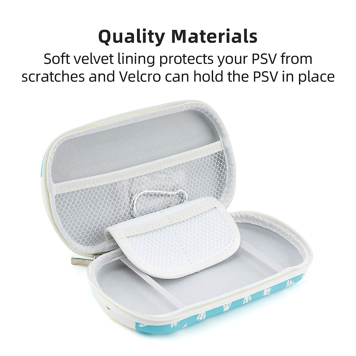 YOCORE Comic Theme Protective Carrying Case Compatible with PS Vita, Portable Travel Carrying Bag carrying case for PSV -Style 4