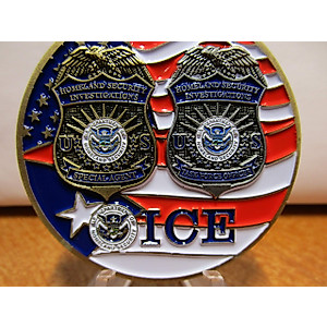 Ice Hsi Investigations San Juan Puerto Rico PSG Gang Unit Challenge Coin