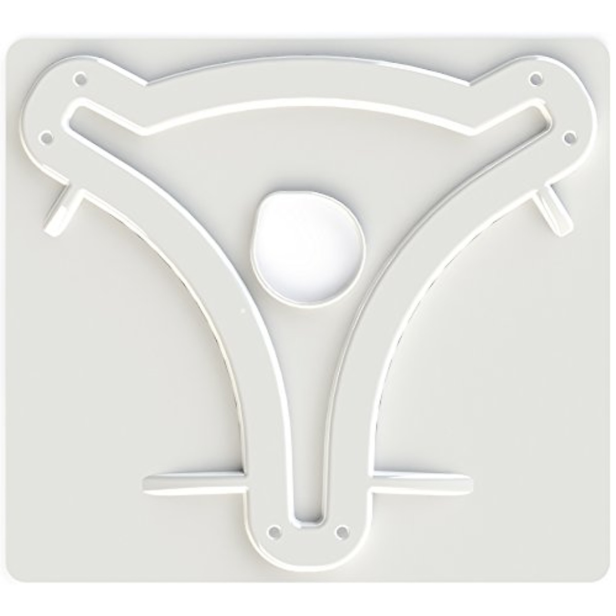 KING MB8200 Antenna Mounting Plate for KING Jack and OmniPro OTA Antennas , White