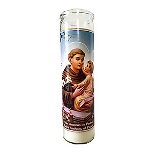 Staci19 Saint Anthony of Padua (San Antonio de Padua) Devotional Candle