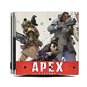 PS4 Pro Skins - Decals for PS4 Controller Playstation 4 Pro - Stickers Cover for PS4 Pro Controller Sony Playstation Four Pro Accessories with Dualshock 4 Two Controllers Skin - Apex