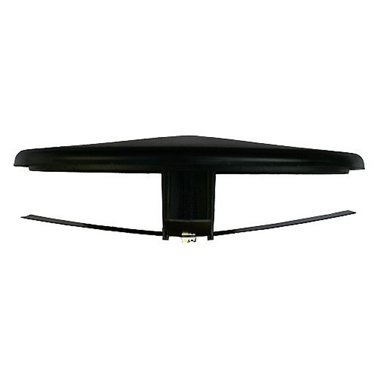 Deltech Manufacturing 4-1/2" Round Light Pole Top Cap- Black Plastic