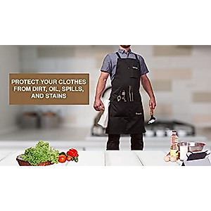 New MEATER Plus 165ft Long Range Smart Wireless Meat Thermometer for The Oven Grill Kitchen BBQ Smoker Rotisserie with Bluetooth and WiFi Digital Connectivity Bundled with HogoR Apron