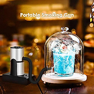 Smoking Gun Portable Cocktail Smoker with Wood Chips ,Handheld Food Kitchen Smoker Gun for Sous Vide,Meat,Salmon,Cocktails Drink,Cheese,BBQ,Perfect for Foodie Gifts