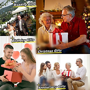 Mr and Mrs Travel Vacuum Tumbler Set - Unique Wedding Gifts For Bride and Groom - His and Hers Anniversary Present - Valentine's day Engagement Gift Idea 15 oz insulated Bottle For Husband Wife