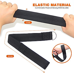 MANTINFY 1 Piece Baby Stroller Safety Belt Soft and Comfortable Fabric Pram Wrist Strap, Black 4 x 2 x 0.9 Inch