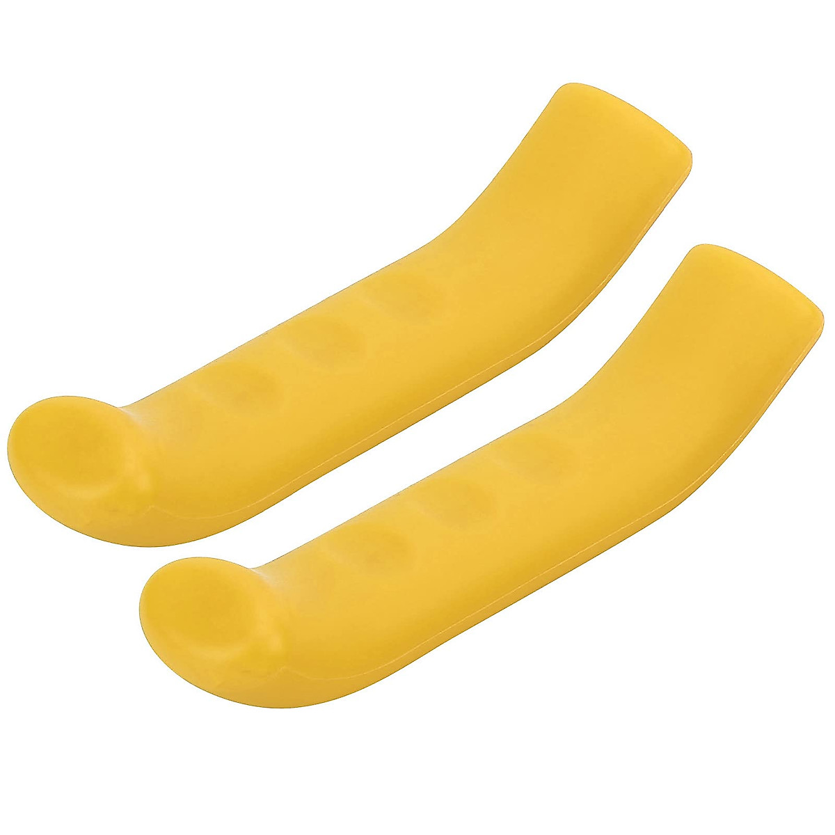 Keenso 4 Colors Anti-Slip Silicone Bike Brake Lever Grips Waterproof Brake Lever Cover Brake Handle Grips Protector for Road Bikes, Mountain Bikes(Yellow) and Spare Parts