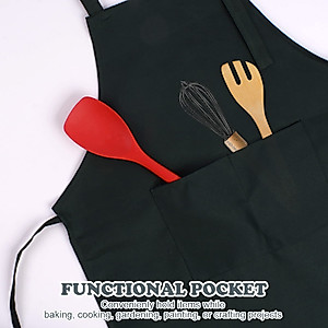 SINLAND Kids Apron with Pocket 2 Pack Adjustable Children Chef Apron for Cooking Baking Painting (M: 6-12 Years)…