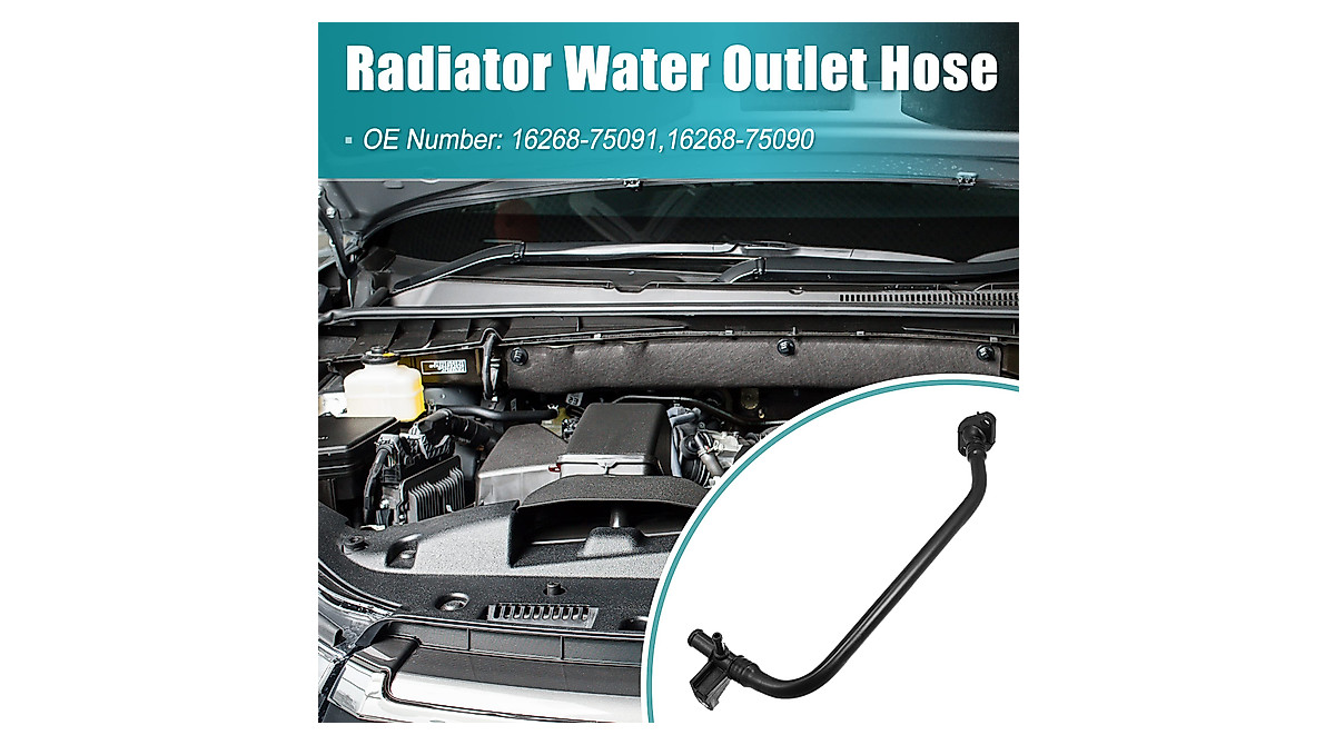 X AUTOHAUX Coolant Bypass Pipe for Toyota 4Runner & Tacoma