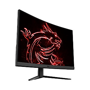 MSI G27CQ4 E2, 27" 1500R Curved Gaming Monitor, 2560x1440 (WQHD), VA, 170Hz, 1ms, FreeSync Premium, HDMI, DisplayPort, Height Adjustable