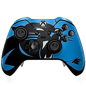 Skinit Decal Gaming Skin Compatible with Xbox One Elite Controller - Officially Licensed NFL Carolina Panthers Large Logo Design