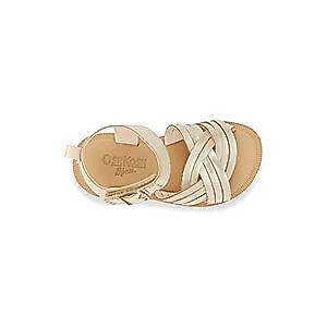 OshKosh B'Gosh Girls Dolores Sandal, Gold, 6 Toddler