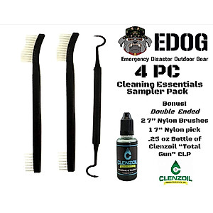 EDOG USA Compatible for Smith & Wesso M&P Shield - 5 PC Schematic (Exploded View) Pistol Cleaning Padded Gun-Work Surface Protector Mat Solvent & Oil Resistant & 3 PC Cleaning Essentials & Clenzoil