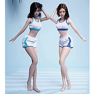 HiPlay TBLeague Seamless Action Figure Anime Body Type and Small Bust 1:6 Scale S44(Pale, with Head)