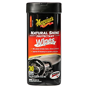 Meguiar's G4100 Natural Shine Protectant Wipes - 25 Wipes