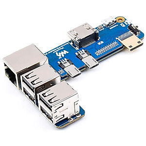Raspberry Pi Zero to Pi 3B/3B+ Adapter, Based on Raspberry Pi Zero Series to Reproduce Original Appearance of Pi 3B/3B+, Alternative for Raspberry Pi 3 Model B/3B+, Compatible with Pi 3B/ 3B+ HATs