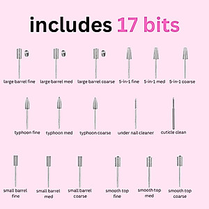 Kiara Sky Drill Bit Collection (Stainless Steel)