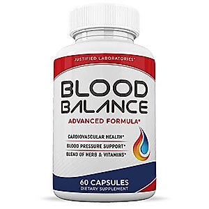 (5 Pack) Blood Balance Advanced Formula 620MG All Natural Supplement Pills 300 Capsules