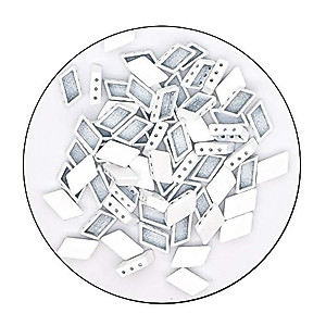 10pcs/lot Material for Bracelet Women Tile Beads for Jewelry Making DIY Gift Mix Color Geometric Shape Yin Yand - (Color: RO-P0101 Jewelry)