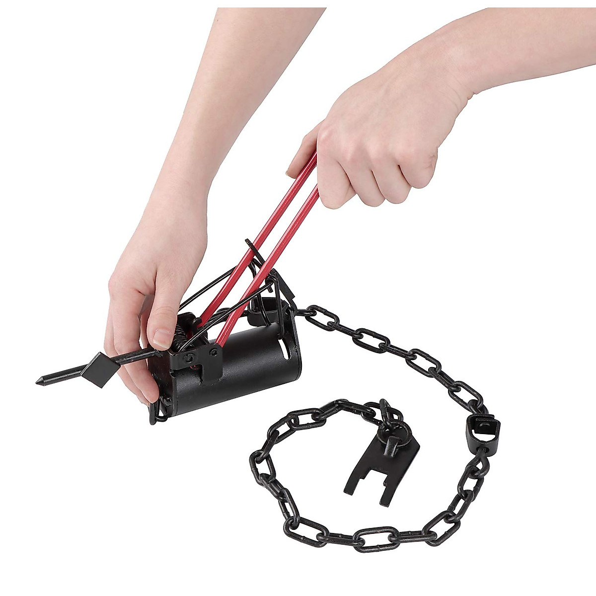 Redneck Convent Dog Proof Trap Setter Tool - 7 Inch Leverage Handle for Coon Cuffs Traps Beaver Trap Setting Tool DP Trapping Tool